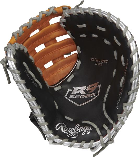 Rawlings R9 Contour 12-Inch First Base Mitt - R9FMU-17BT - Baseball ...