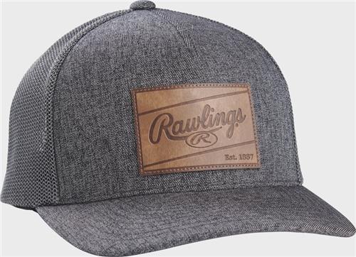 Rawlings Leather Patch Logo Hat - RSGLPH - Soccer Equipment and Gear