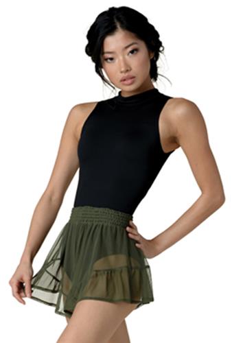 E199640 Danshuz Womens Girls Solid Mesh Short