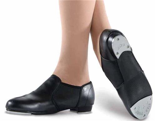 Danshuz Child, Youth, Adult The Slip On Tapper Black Tap Shoes ...