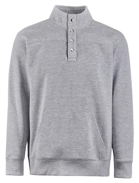 J America Adult Ripple Fleece Snap Pullover 8708 - Soccer Equipment and ...