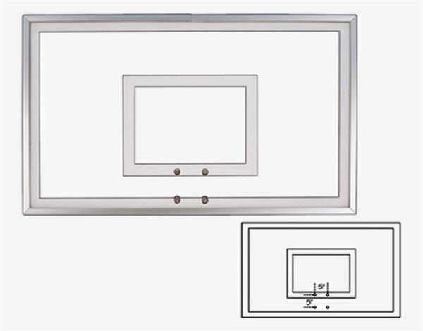 36"x60" Tempered Glass Basketball Backboards FT221 - Basketball ...