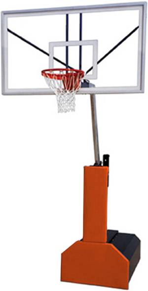 Thunder Supreme Portable Basketball System with 42x72 acrylic backboard ...