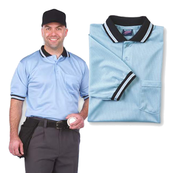 Dalco "Light Blue/Black Collar" Umpire Shirts - Closeout Sale ...