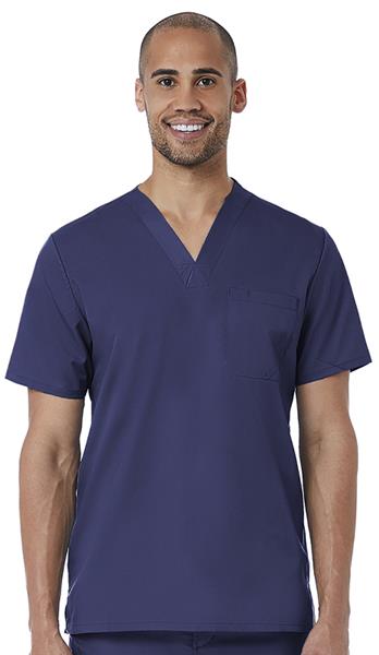 Maevn EON Mens Mesh Panel V-Neck Scrub Top 5208 - Cheerleading ...