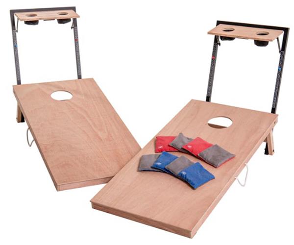 Triumph 2x4 Integrated Cornhole Caddy All Wood Bag Toss Set 35-8050-3 ...