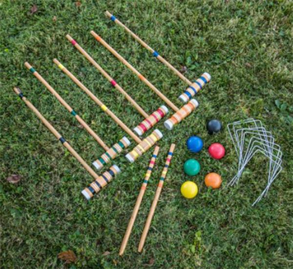 Triumph 6-Player Croquet Set 35-7166-3 - Playground Equipment and Gear
