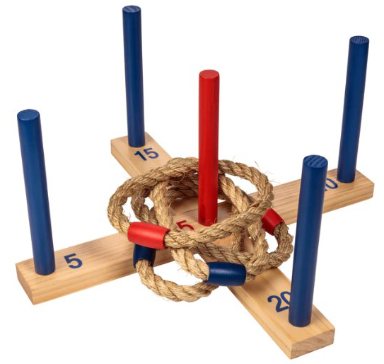 Triumph Wooden Portable Ring Toss Set 35-7332-3 - Playground Equipment ...