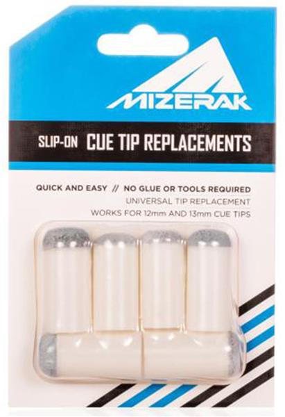 Mizerak P1811 Billiards Slip-On Cue Tip Replacements 6-Pack ...