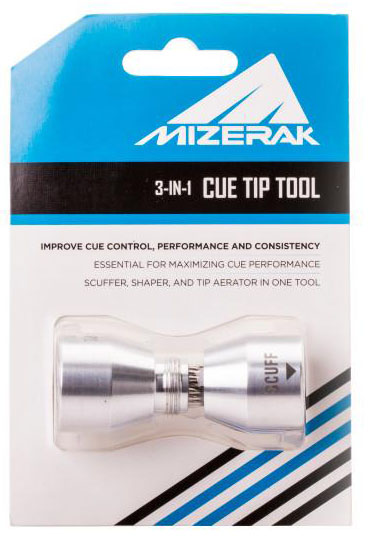 Mizerak P1822 Billiards 3-IN-1 Cue Tip Tool (EACH) - Playground ...