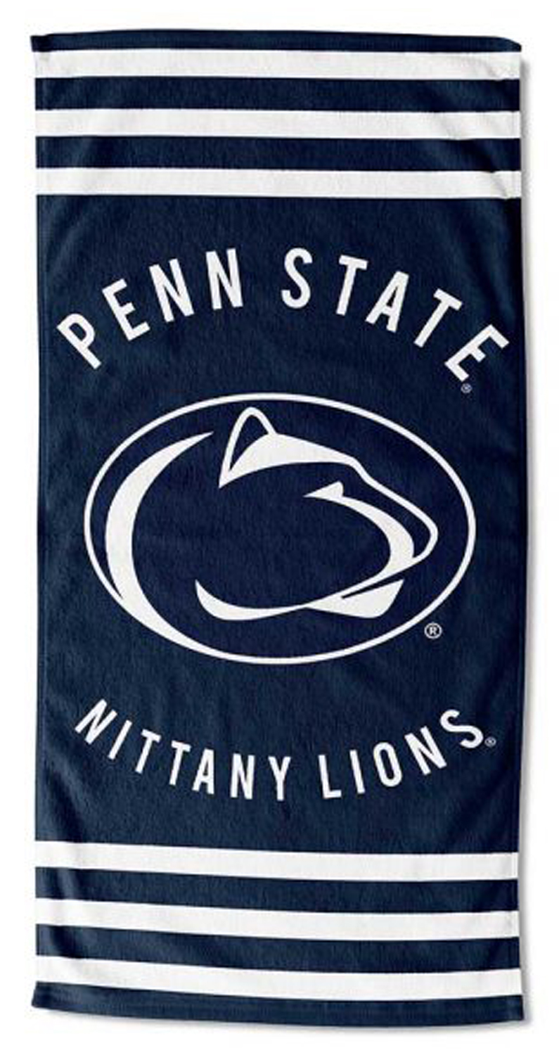 E204030 Northwest NCAA Penn State Nittany Lions "Stripes" Beach Towel