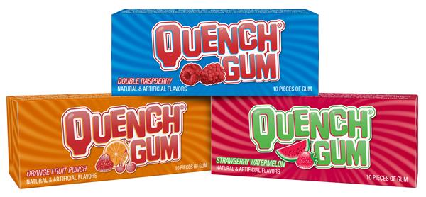 Quench Gum 10-Sticks Per Pack/Tray of 12 Packs or 24 Packs - Soccer ...