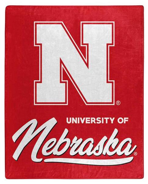 Northwest NCAA Nebraska Cornhuskers "Signature" Raschel Throw - Fan Gear