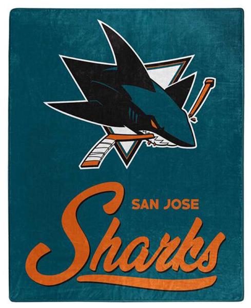 Northwest NHL San Jose Sharks "Signature" Raschel Throw - Fan Gear