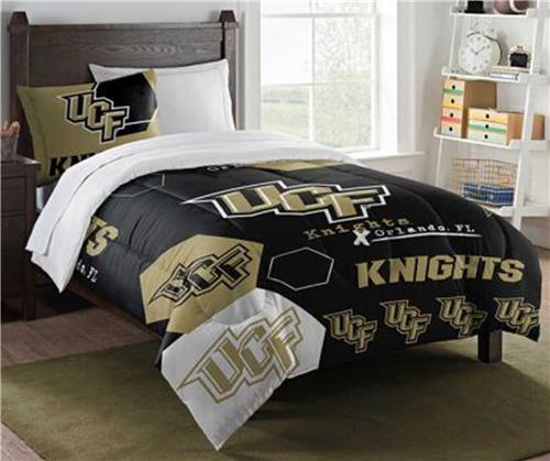 Northwest NCAA Central Florida Knights "Hexagon" Twin Comforter/Sham ...