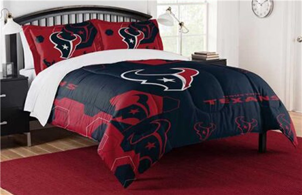 Northwest NFL Houston Texans "Hexagon" King Comforter/Sham Set - Fan Gear