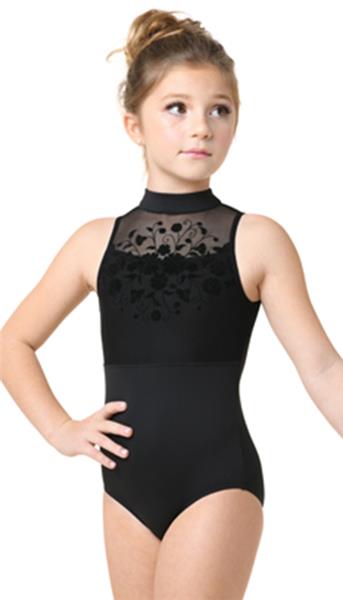 Danshuz Girls Elle Turtleneck Tank Leotard - Cheerleading Equipment and ...