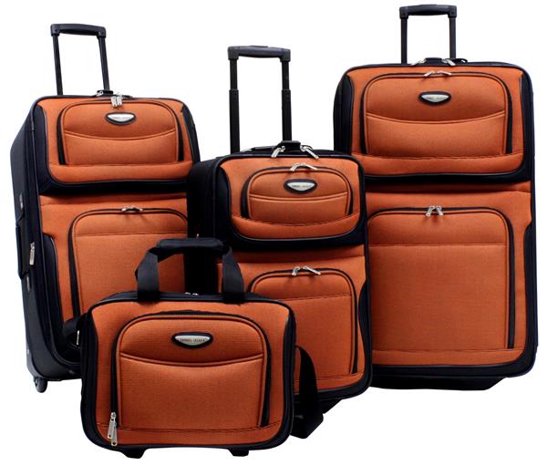 Golden Pacific Amsterdam 4-Piece Luggage Collection TS6950 ...