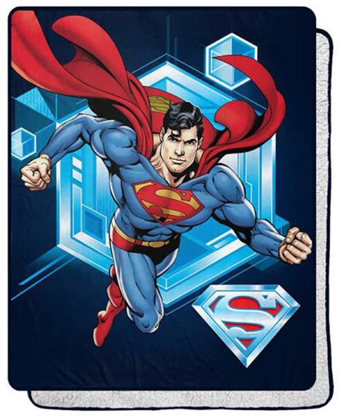 Northwest Superman, To the Rescue Silk Touch Sherpa Throw - Baseball ...