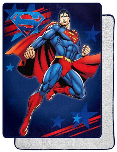 Northwest Superman, American Hero Oversized Silk Touch Sherpa Throw ...