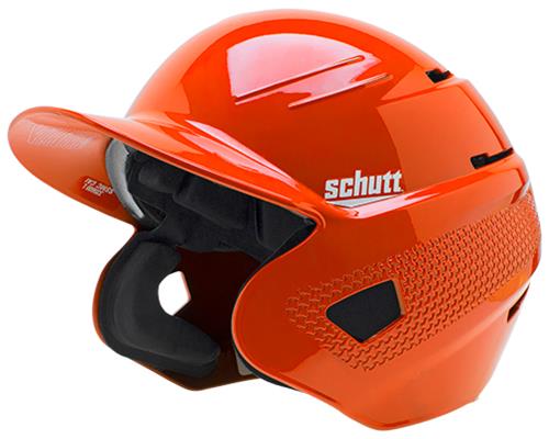 Schutt Adult "OSFA" (SENIOR-- BURNT ORANGE) XR1 Elite Baseball Batter's ...