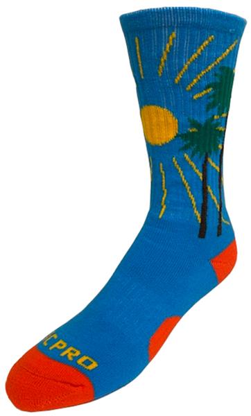 TROPICAL SUN - Cute Novelty Fun Design Crew-Socks (1-Pair) - Soccer ...