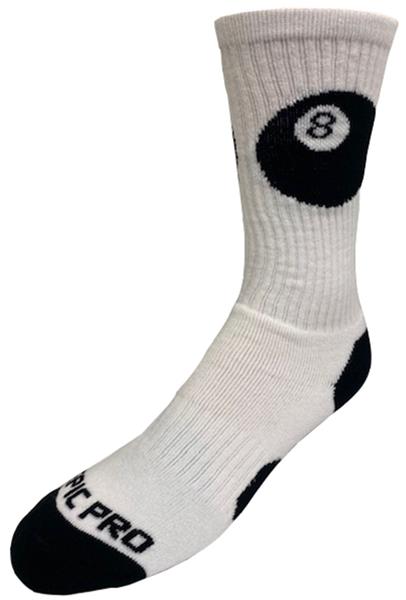 Crew 8 Ball Billiards Socks PAIR - MMA Equipment and Gear