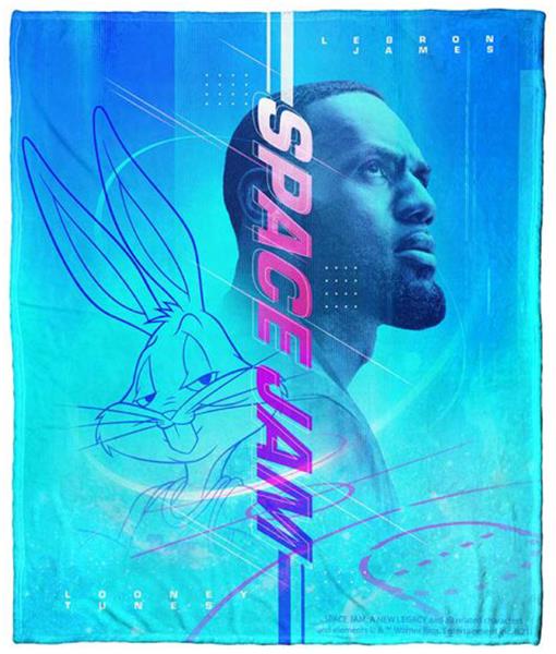 Northwest Space Jam 2, Game On Silk Touch Throw - Baseball Equipment & Gear