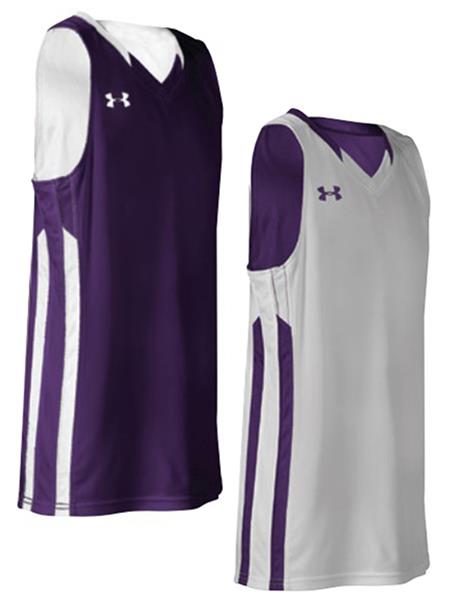 Under Armour Womens Reversible Basketball Jersey W2XL Royal WS Scarlet Epic Sports