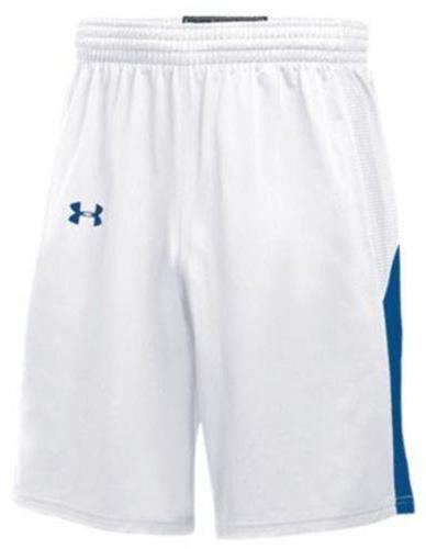 Under Armour Womens 9" Basketball Shorts, (WL - White/Royal) (No ...