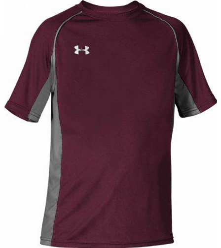 Under Armour Crew Neck Baseball Jerseys, Adult (A3XL,AM - Purple/Blue Grey)