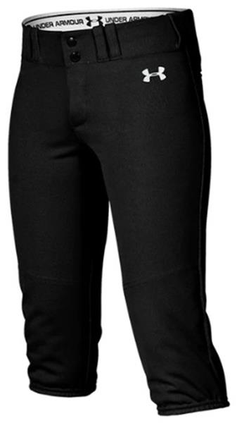 Under Armour Girls "GXL,GM" (Black or White) Softball Pants