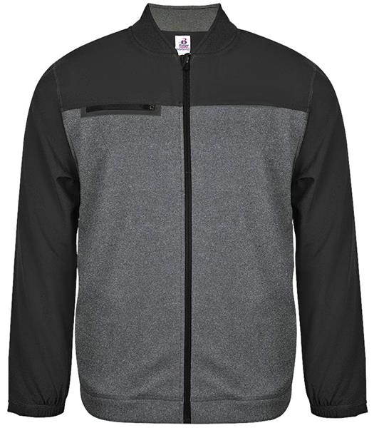 Badger Loose-Fit Victory Jacket, Adult (A2XL - Steel Heather) - Soccer ...