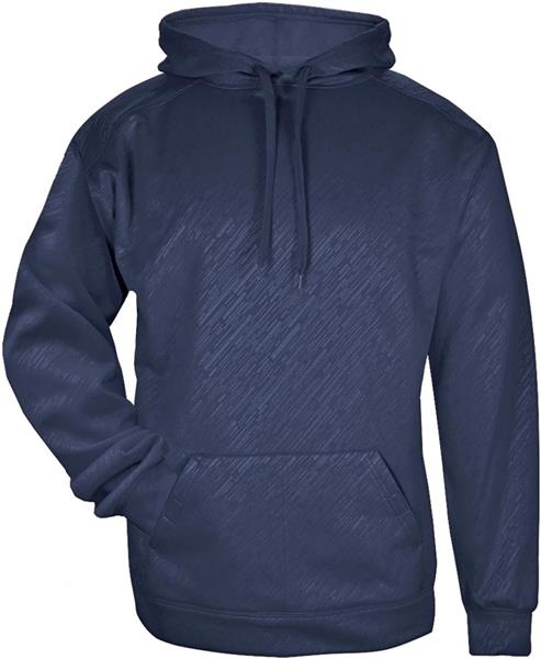 Badger Loose-Fitted Hoodie, Youth Line Embossed (YL - Graphite ...