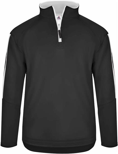 1/4 Fleece Pullover, Loose Fitted, Adult "AXS,AS" (Forest, Silver or ...