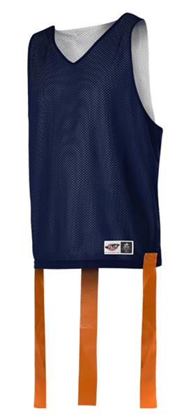 Reversible Flag-Football Jerseys, Adult (AL/AXL - Scarlet/White) W/3 ...
