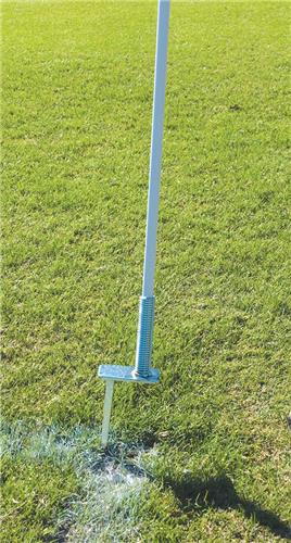 Bison Soccer Corner Flags Set/4 SC06CF Spring Loaded Base - Soccer ...