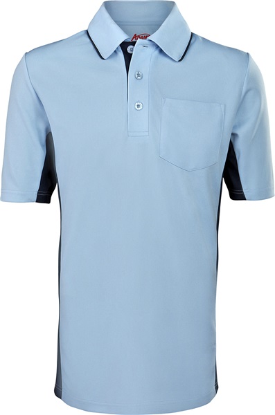 Adams Umpire MLB BBSB Short Sleeve Wicking Poly Shirt (A2XL - Powder ...