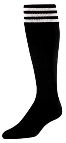 Adult AL, AM Official Soccer Referee 3 Stripe Socks 1-PAIR - Baseball ...