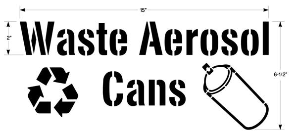 Newstripe Waste Aerosol Disposal Stencil 10004865 - Playground ...