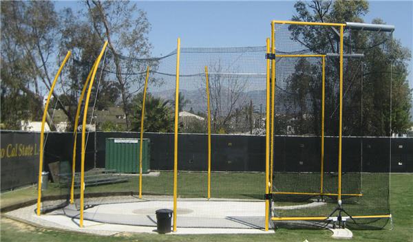 Gill Tall NCAA Hammer Discus Powdered Coated Color Cage Single Ring ...