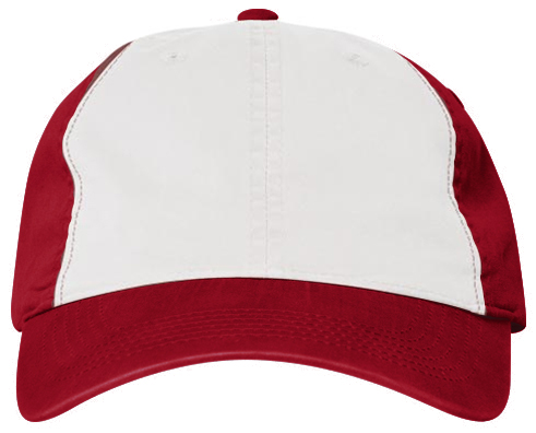 Pacific Headwear Adult (White/Cardinal) Adjustable Vintage Buckle Strap ...