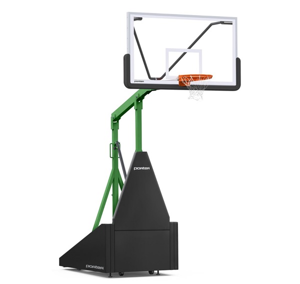 Porter 735 Competition Portable Basketball Backstop Kelly Frame 5 ...