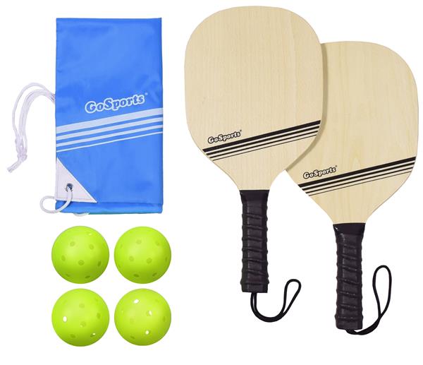 Go Sports Wood Pickleball Starter Set PICKLE-WOOD-01 - Playground ...