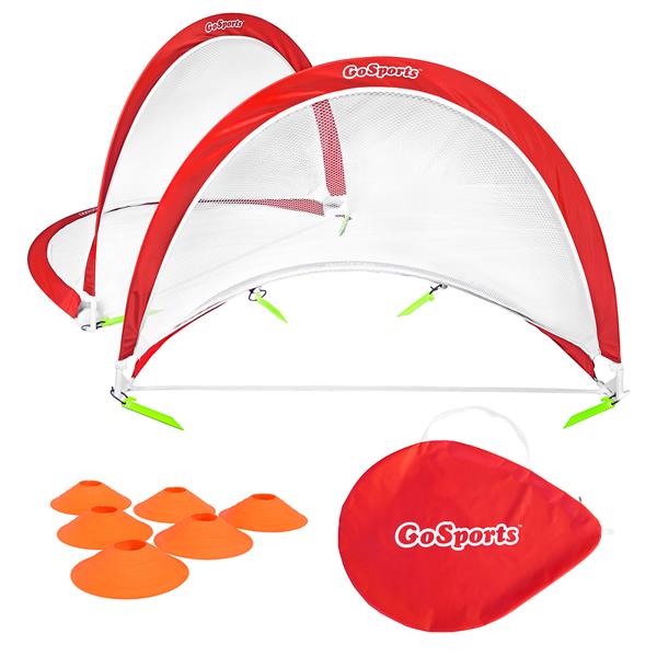 6' Portable Pop-Up Soccer Goals (Set/2) - Soccer Equipment and Gear