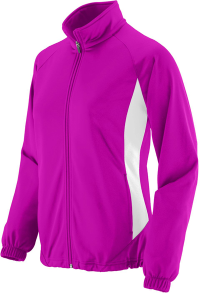 Womens 2-Color, Front Pockets, Full Zip Jacket - Closeout Sale