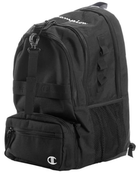Champion (9.5"L x 12.5"W x 18"H") Squad "BLACK" Backpack - Soccer ...