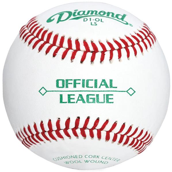 Diamond D1-OL LS Adult & Collegiate Practice Baseball (DZ) Low Seam ...