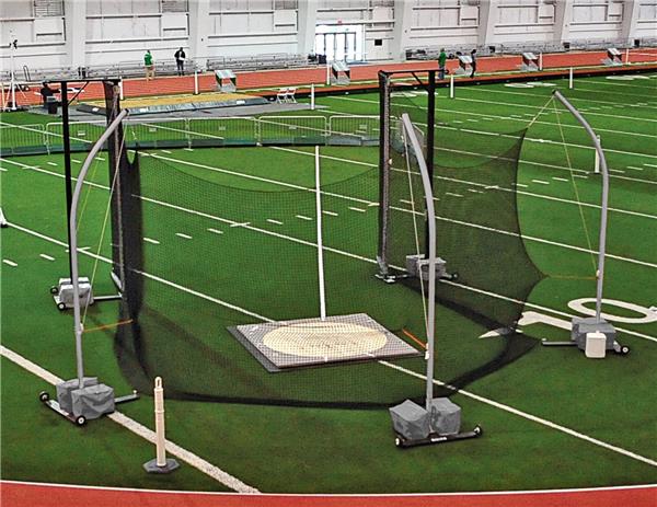 Gill Athletics NCAA Portable Indoor Weight Throw Cage Plain Poles ...