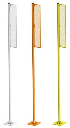 Gill Athletics Baseball In-Ground or Surface Mount Foul Poles (Pair) 16 ...